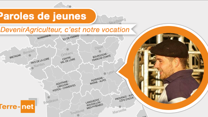 Arthur, 18 ans, pense que la vente directe est la solution à la crise