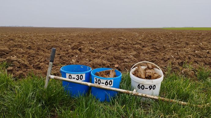 Sondage sur les reliquats azotés en sortie d'hiver