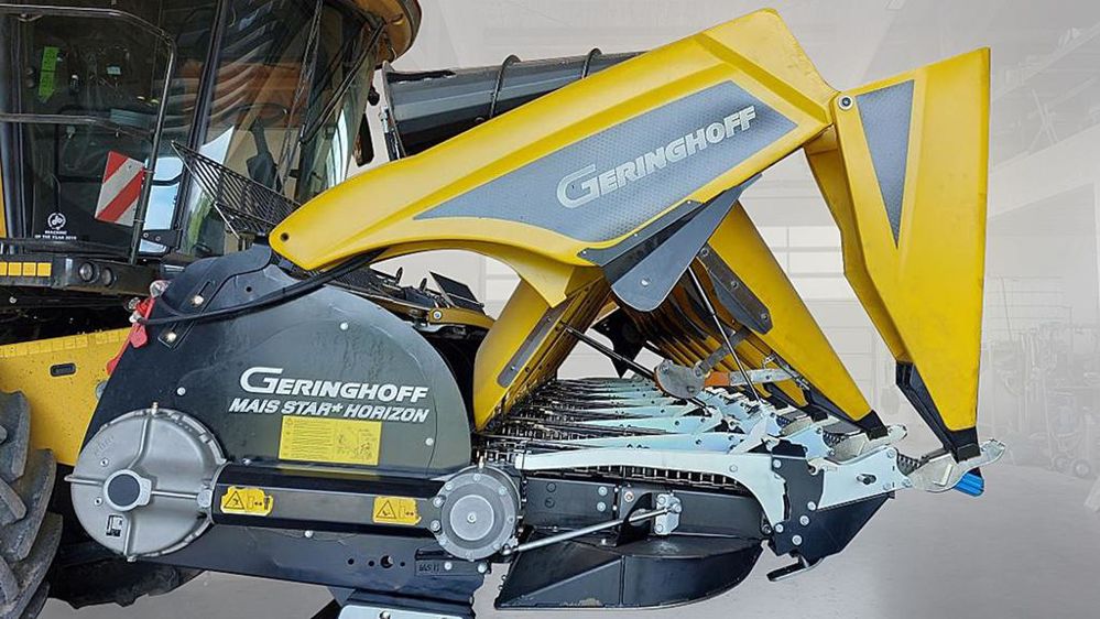 16 rangs pour la moissonneuse-batteuse articulée de Geringhoff