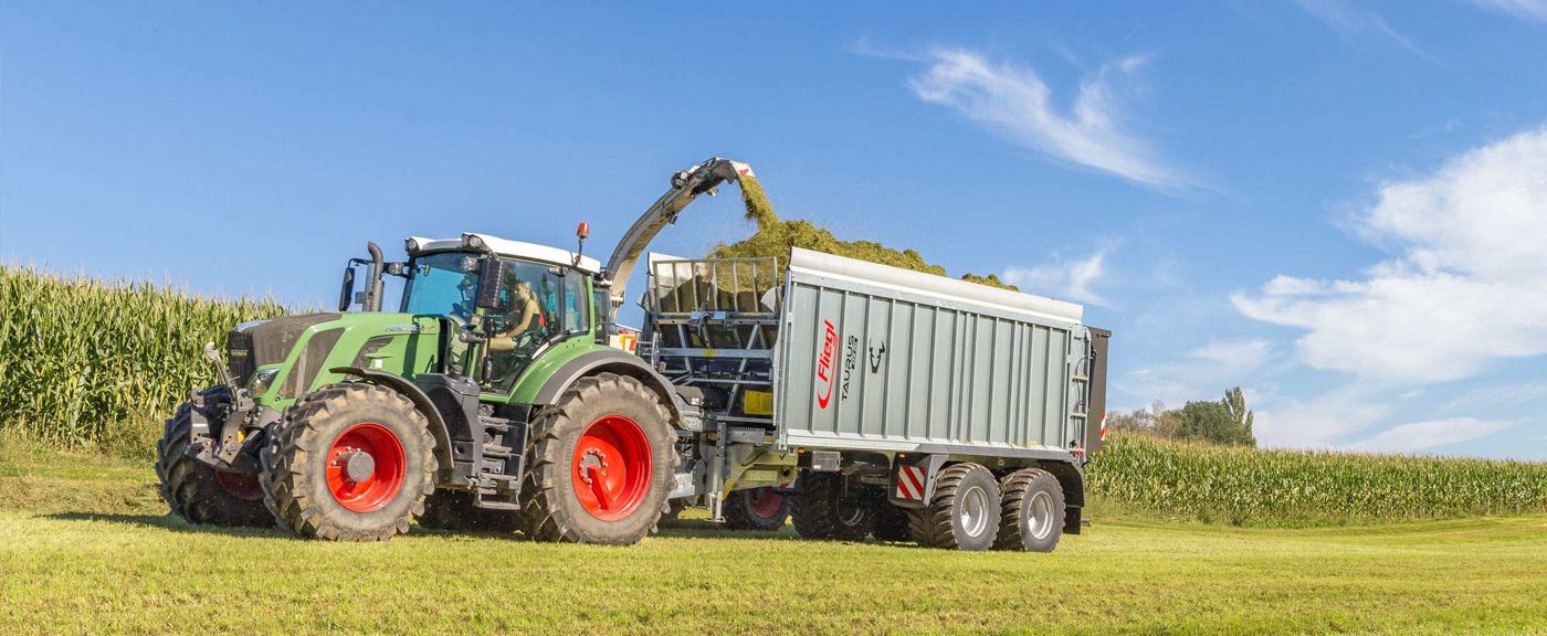 occasion remorque à fond poussant Fliegl ASW