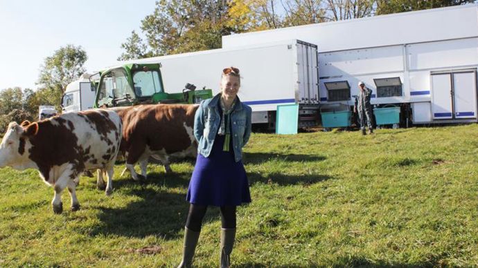 Le premier abattoir mobile fonctionne