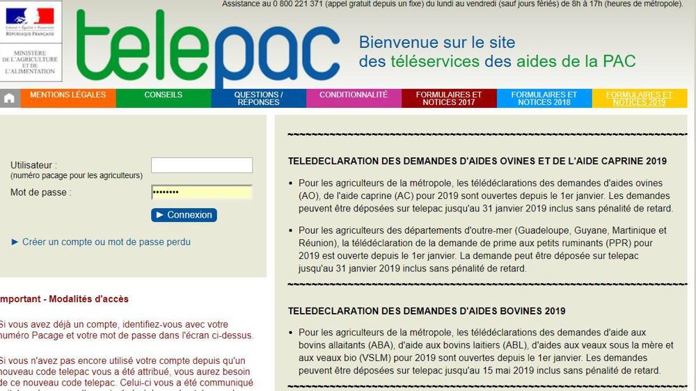 Dossier Pac 2019 : Les conditions à respecter précisées