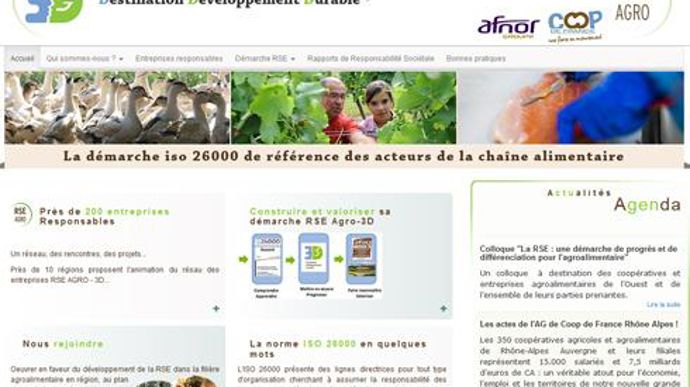 Coop de France lance son site sur la RSE