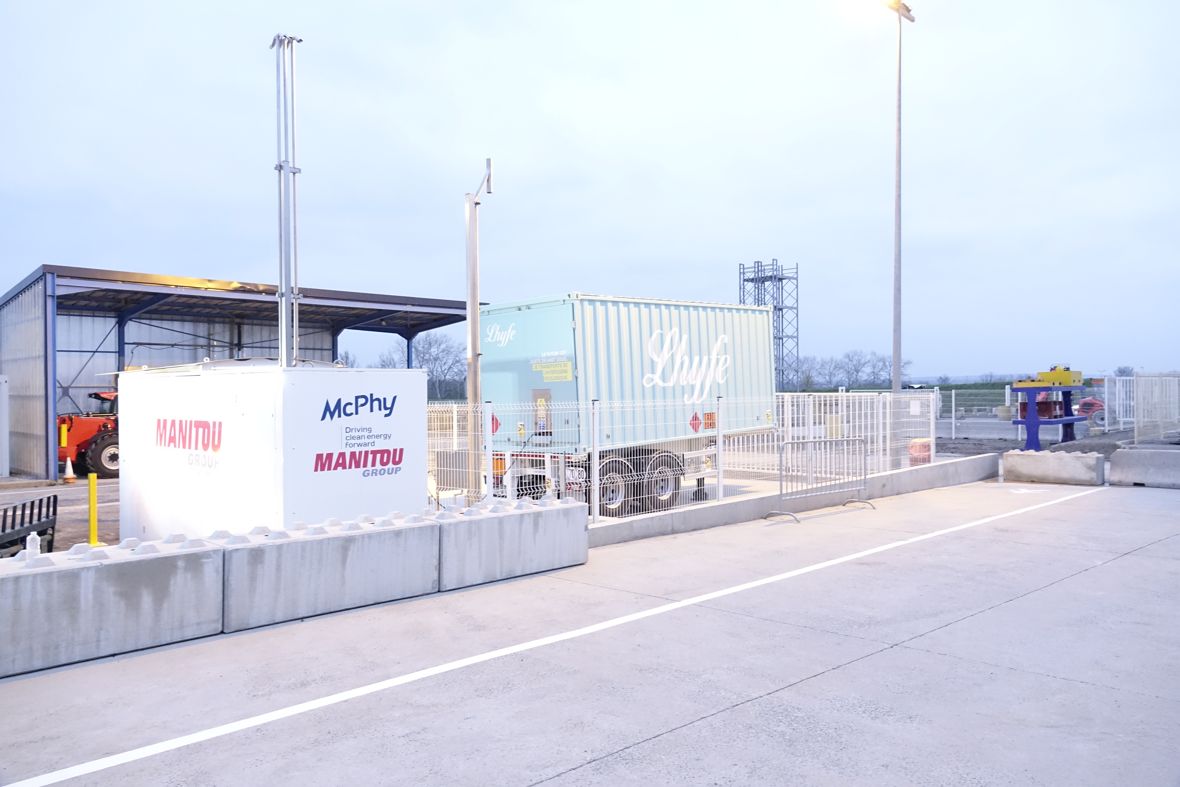 Manitou : le prototype du chariot télescopique à hydrogène