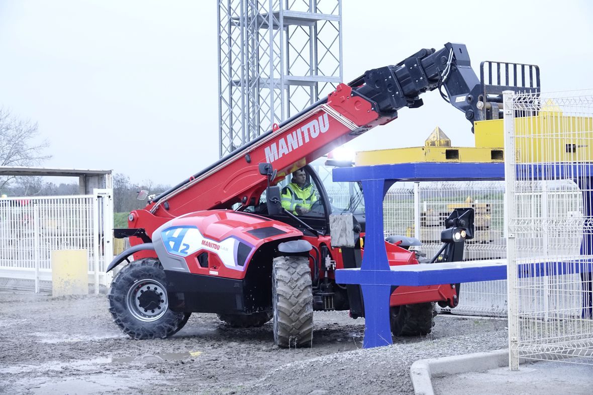 Manitou : le prototype du chariot télescopique à hydrogène