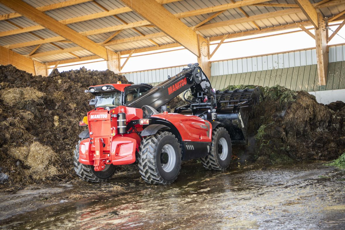 La conduite sans volant étudiée sur les chariots télescopiques Manitou