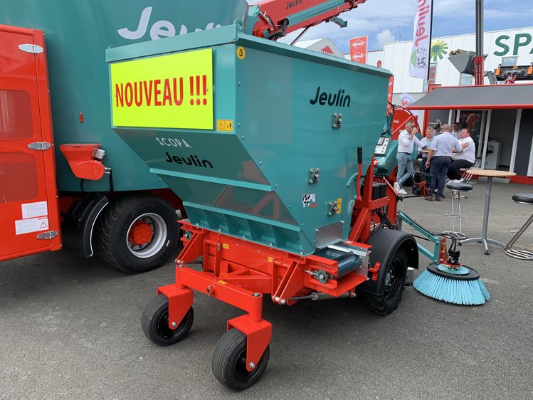 Jeulin : une balayeuse automotrice électrique pour logettes