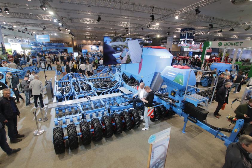 Le semoir Multihub Lemken à Agritechnica.
