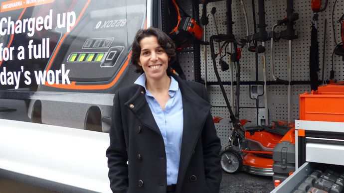 Sabrina Pantier vient d'être nommée présidente d'Husqvarna France