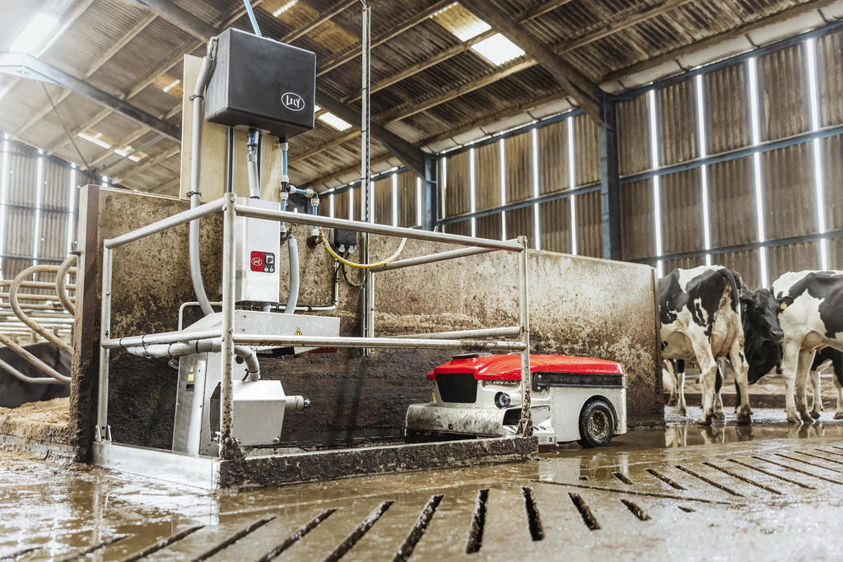 Lely fait évoluer son robot aspirateur de lisier