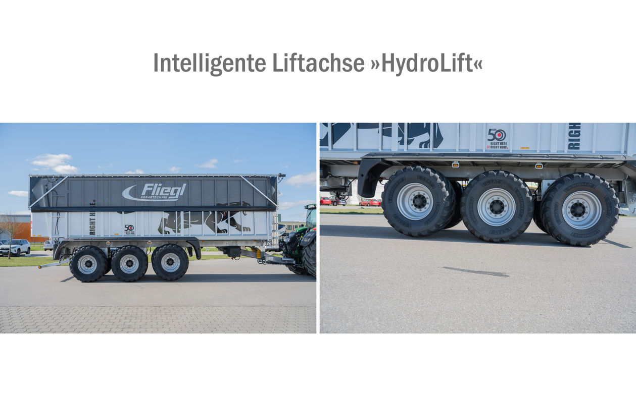 Fliegl : un relevage automatisé pour l'essieu